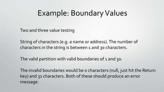 3rd lecture on Software Testing given to KTU students. | PPTX