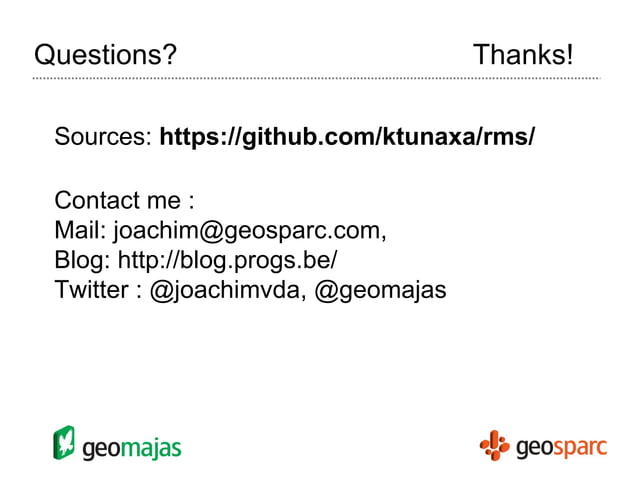 Ktunaxa RMS, open source GIS for a first nation by Joachim Van der ...