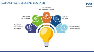 SAP Activate Methodology for S/4HANA Implementation | PPTX