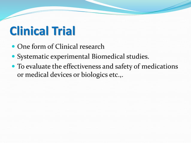 Clinical research basic things | PPTX