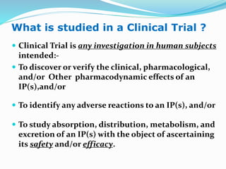 Clinical research basic things | PPTX