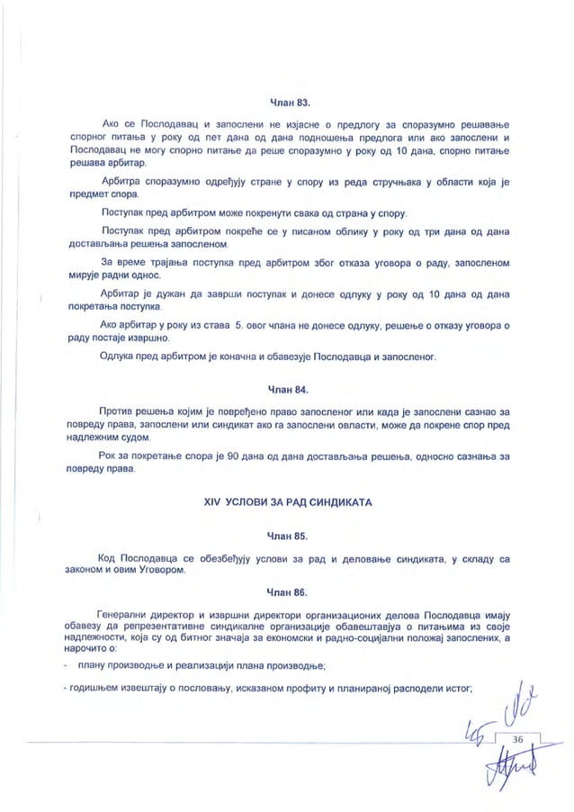 Kolektivni ugovor za NIS a.d. Novi Sad 09.05.2011. | PDF