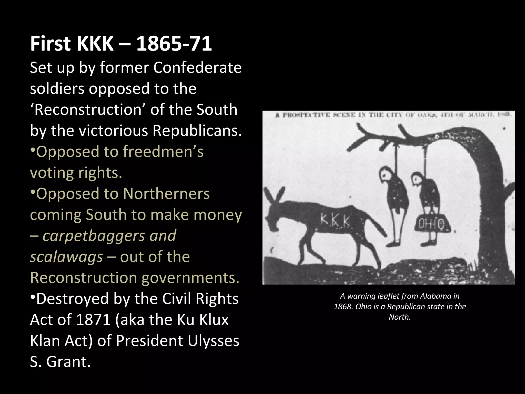 Ku Klux Klan in the 1920s | PPT