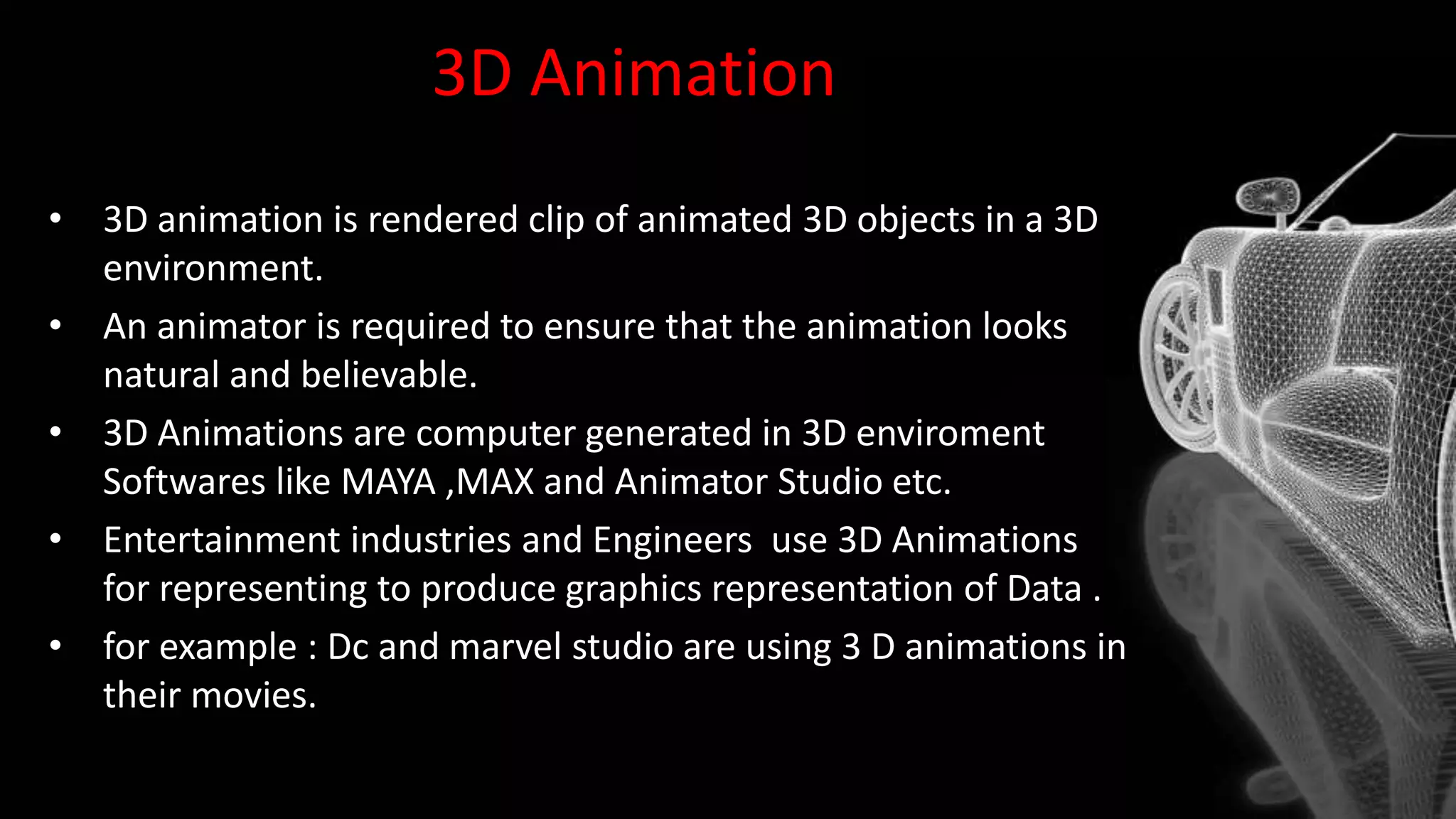 3 d animation | PPT