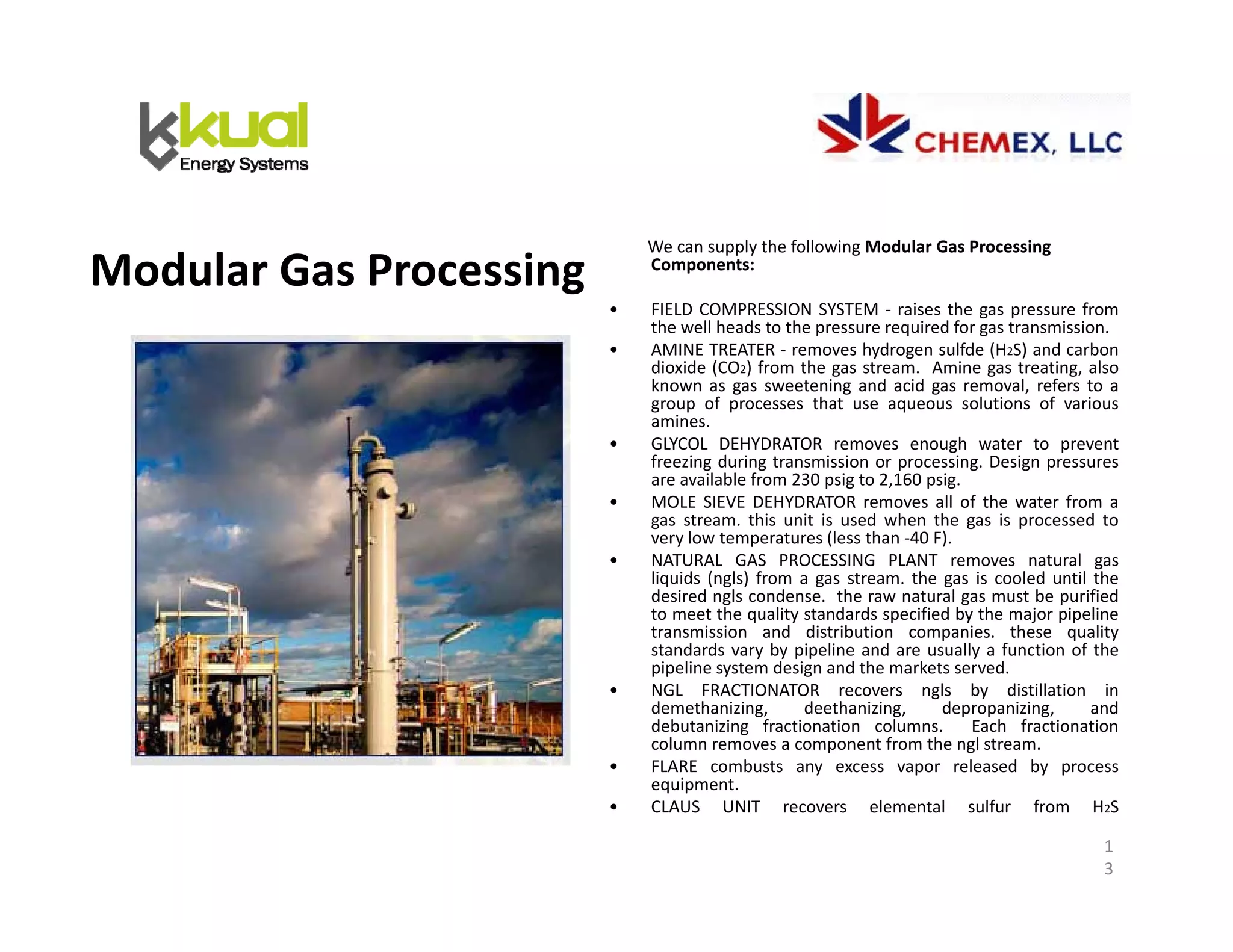 Kuai modular refineries | PDF