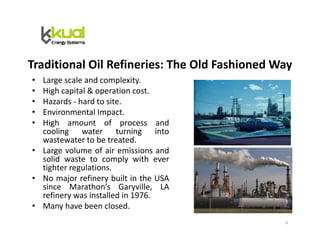 Kuai modular refineries | PDF