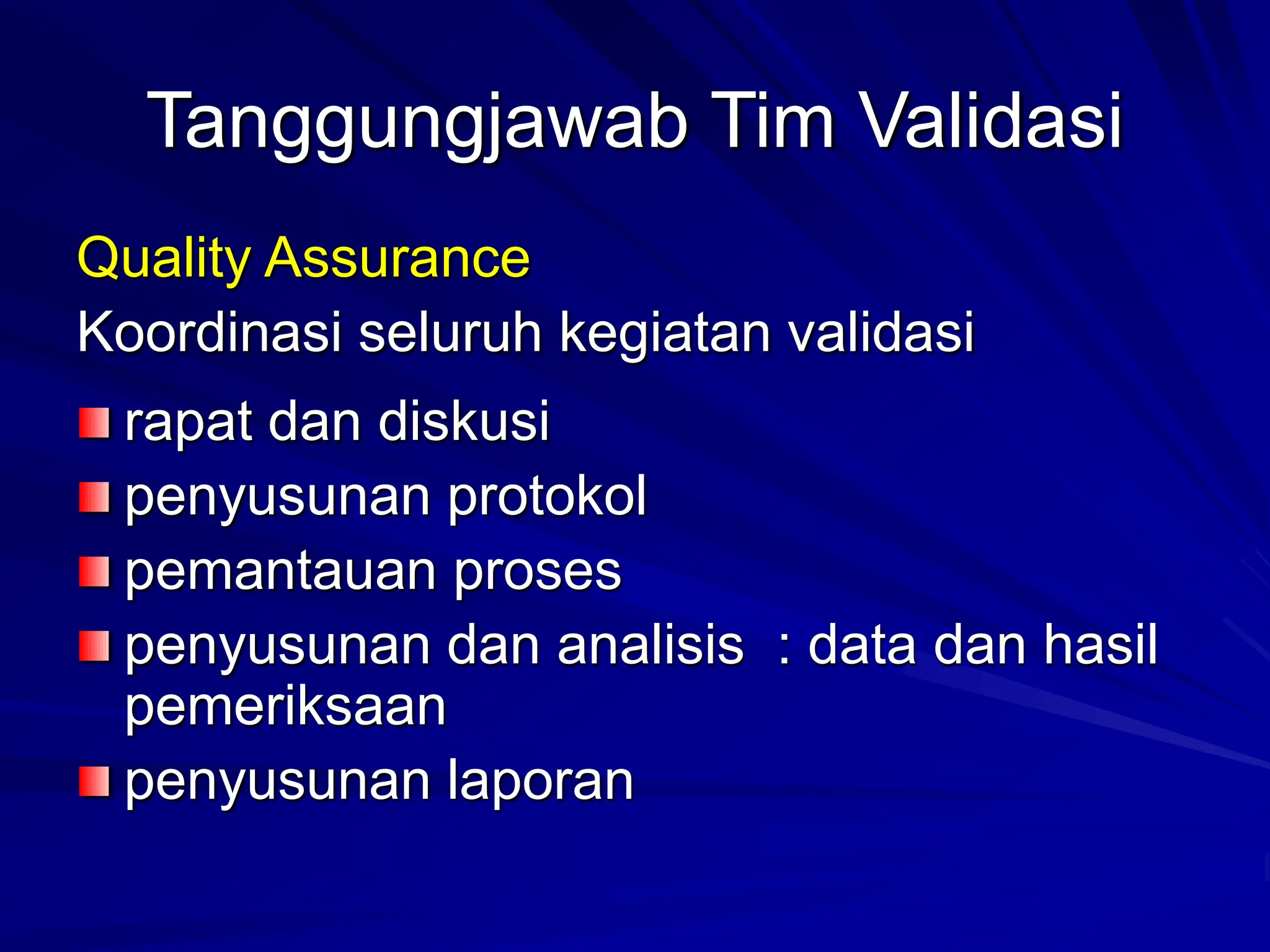 kualifikasi-dan-validasi alat dan mesin di industri farmasi | PPT