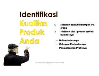Apa itu Kualitas ? | PDF