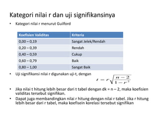 Kualitas alat evaluasi | PPTX
