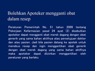 Kualitas dan harga obat generik dan obat bermerek | PPT