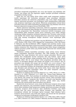 Kualitas laba studi pengaruh mekanisme corporate governance dan dampak ...