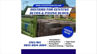 KUALITAS TERBAIK, Grass Block Paving Rumput | PDF