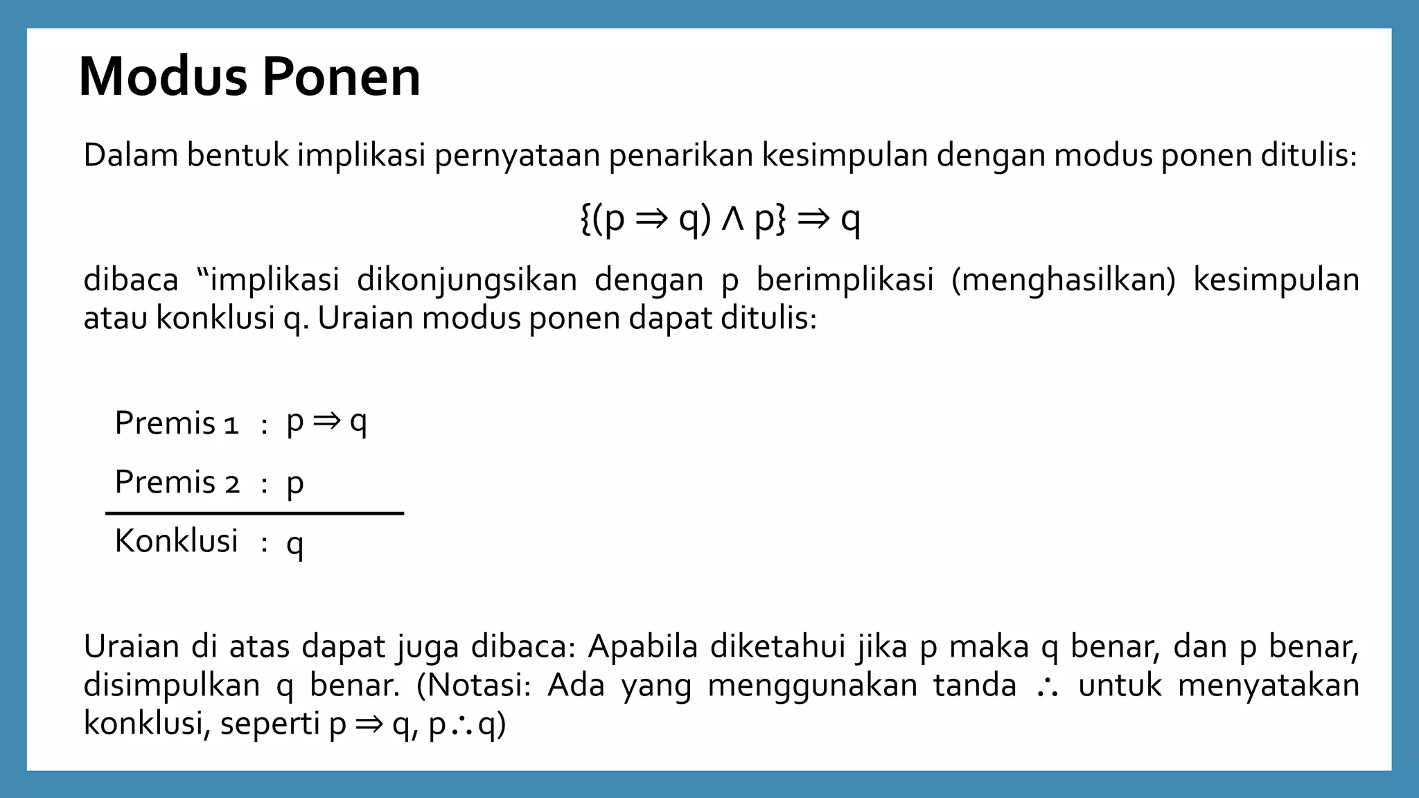 Kuantor dan Validitas Pembuktian | PDF