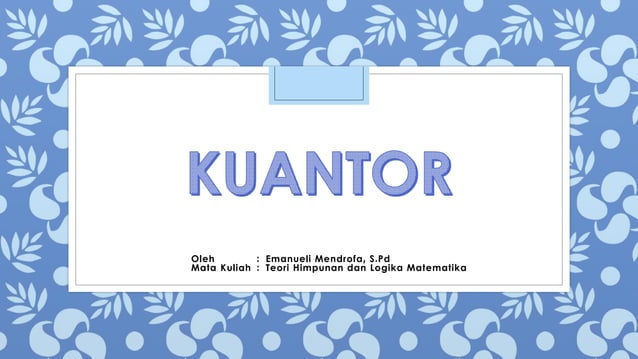 Kuantor dan Validitas Pembuktian | PDF