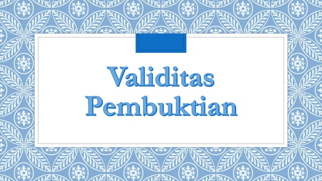 Kuantor dan Validitas Pembuktian | PDF