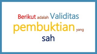 Kuantor dan Validitas Pembuktian | PDF