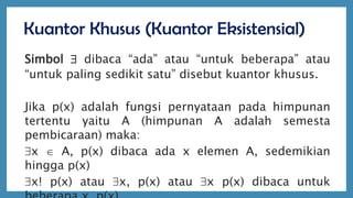 Kuantor dan Validitas Pembuktian | PDF