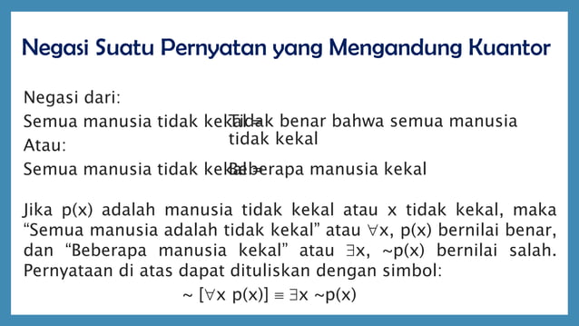 Kuantor dan Validitas Pembuktian | PDF