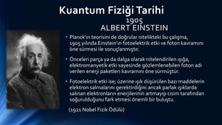 Kuantum Fiziği Tarihi | PPTX