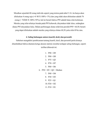 Kuartil, desil dan persentil | DOCX