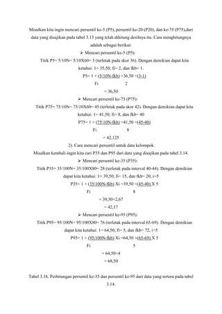 Kuartil, desil dan persentil | DOCX