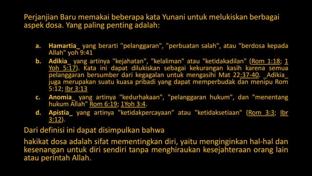 KUASA DARAH YESUS.PPT menyelamatkan manusia dari kuasa dosa. | PPTX