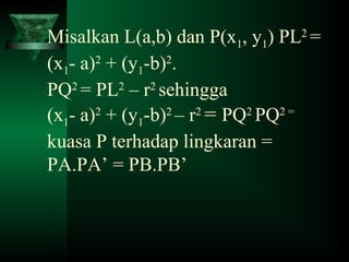 Kuasa lingkaran | PPT