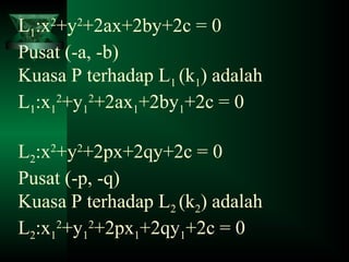 Kuasa lingkaran | PPT