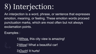 Parts of speech | PPTX