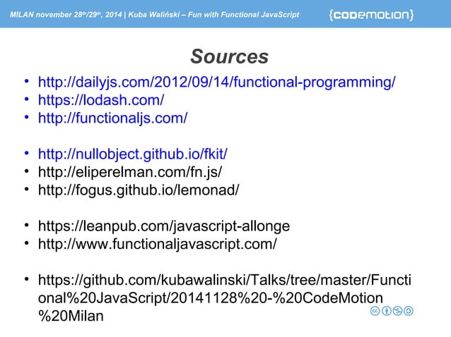 Fun with Functional JavaScript | PPT