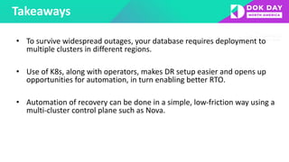 Stop Worrying and Keep Querying, Using Automated Multi-Region Disaster ...