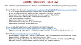 Kubecon seattle 2018 recap - Application Deployment aspects | PPT