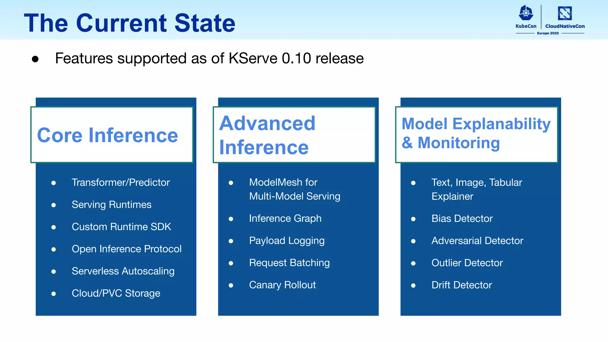 Kubecon 2023 EU - KServe - The State and Future of Cloud-Native Model ...