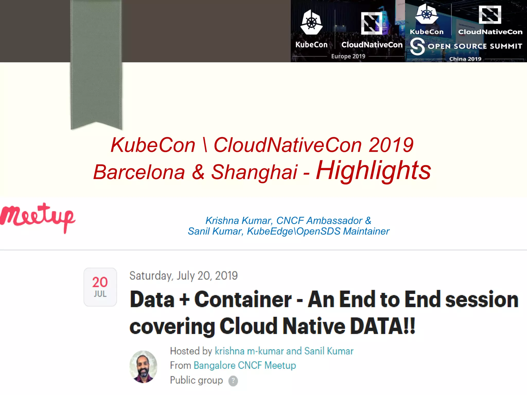 KubeCon + CloudNativeCon Barcelona and Shanghai 2019 - Highlights | PDF | Cloud Computing | Internet