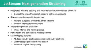 KubeCon + CloudNative Con NA 2021 | A New Generation of NATS | PDF