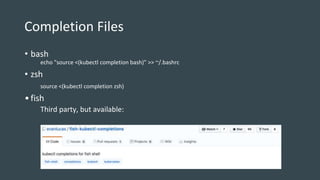 Kubectl tips and tricks | PPTX
