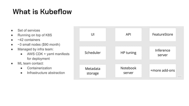 Kyryl Truskovskyi: Kubeflow for end2end machine learning lifecycle | PPT