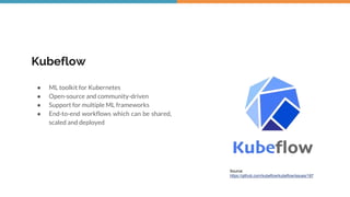 Kubeflow: portable and scalable machine learning using Jupyterhub and ...