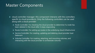 Kubernetes | PPTX | Operating Systems | Computer Software and Applications
