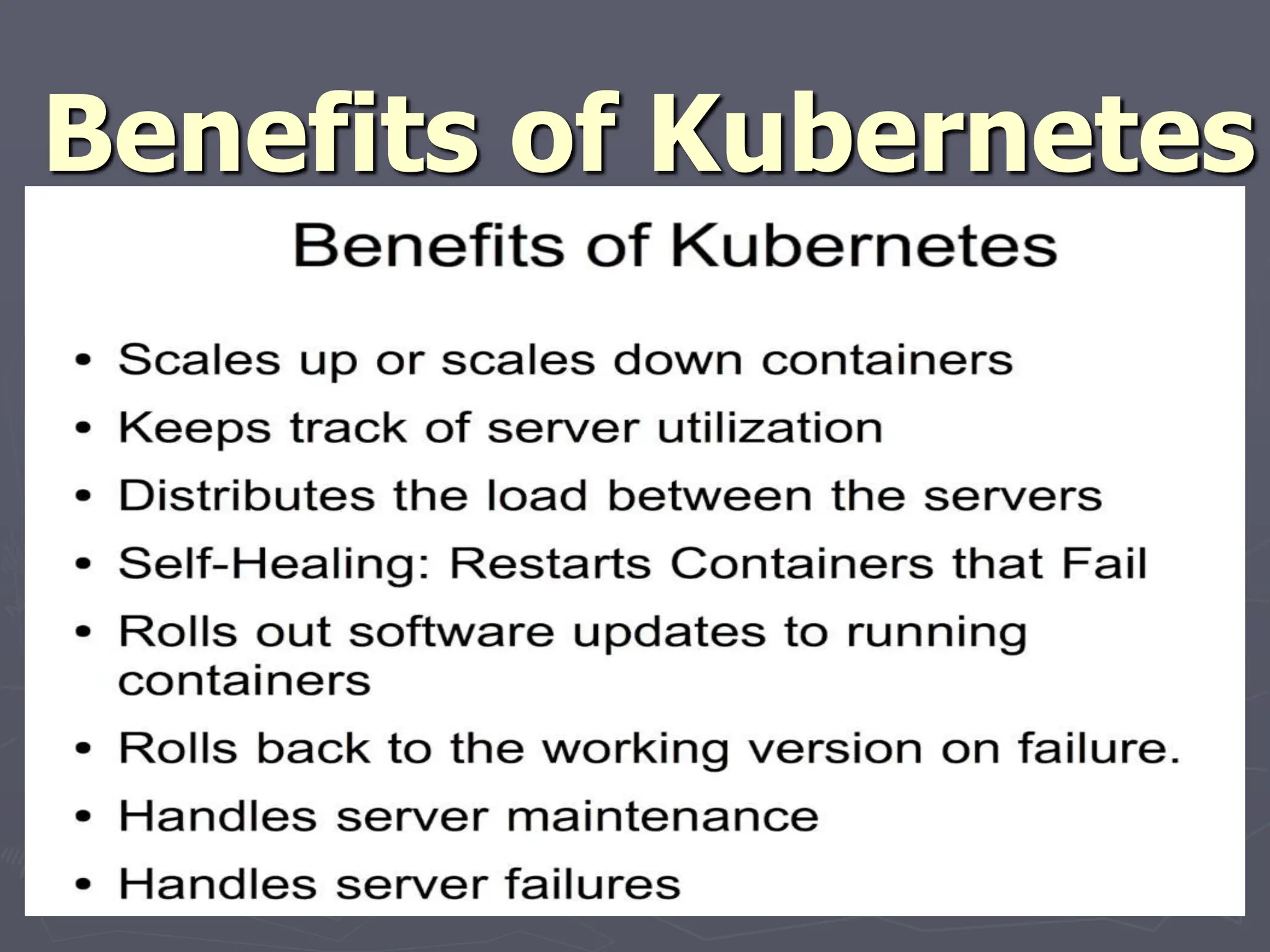 Kubernetes is a ppt of explanation of kubernet topics | PPT