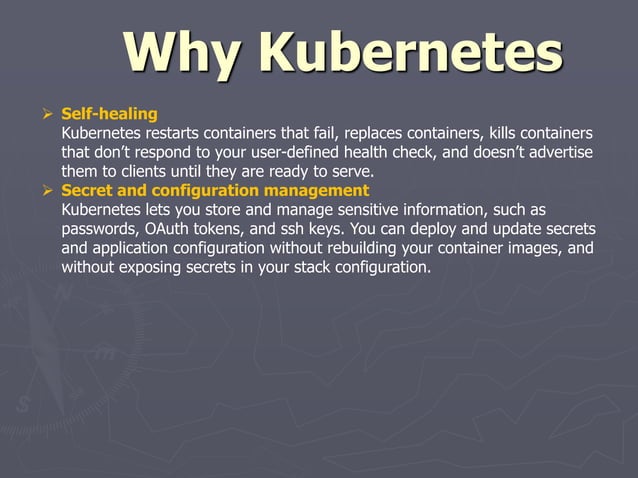 Kubernetes is a ppt of explanation of kubernet topics | PPT