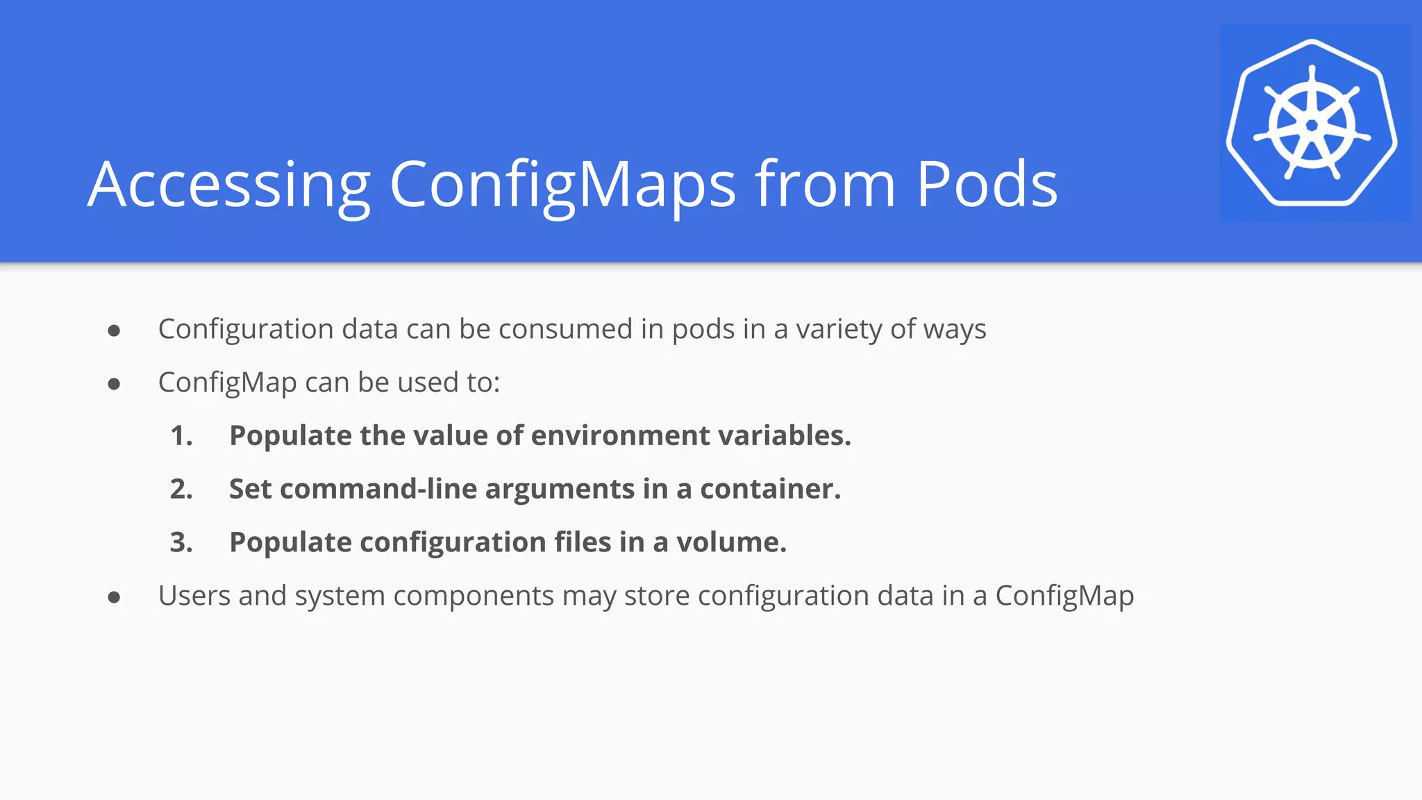 Kubernetes Webinar - Using ConfigMaps & Secrets | PDF