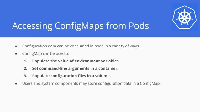 Kubernetes Webinar Using Configmaps And Secrets Ppt