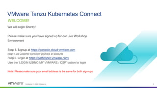 VMware Tanzu Kubernetes Connect | PPTX
