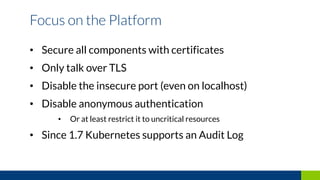 Kubernetes Security | PDF