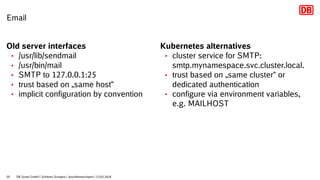 Kubernetes - Shifting the mindset from servers to containers ...