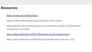 Kubernetes 101 | PPT