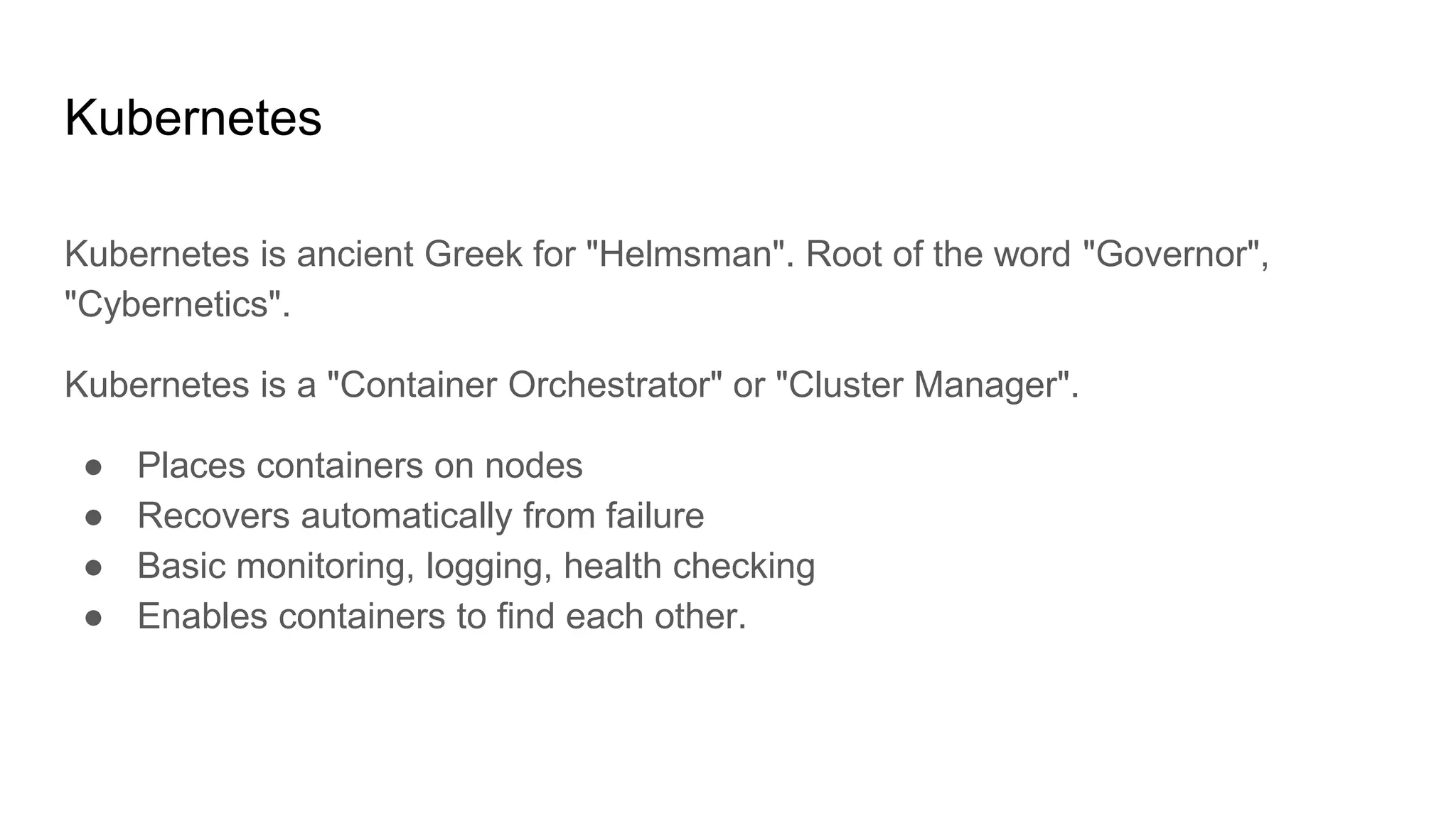 Kubernetes 101 | PPTX