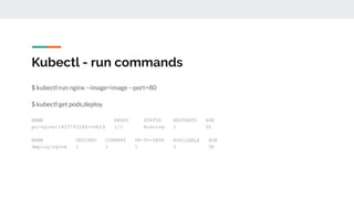 Kubernetes Basic Operation | PPT