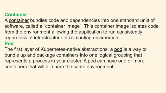 Kubernetes Cluster vs Nodes vs Pods vs Containers Comparison | PPT